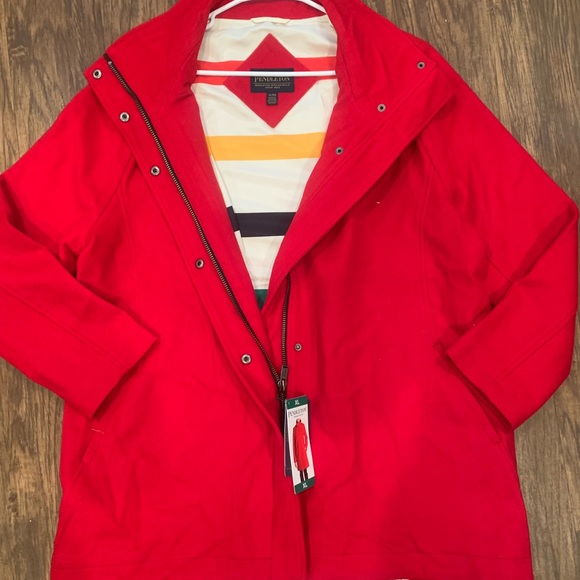 Pendleton | Jackets & Coats | Woman Red Pendleton Coat | Poshmark
